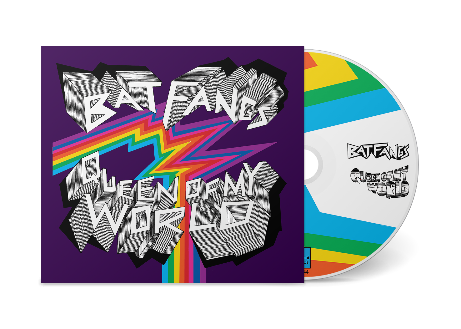 Bat Fangs "Queen Of My World" CD – Don Giovanni Records