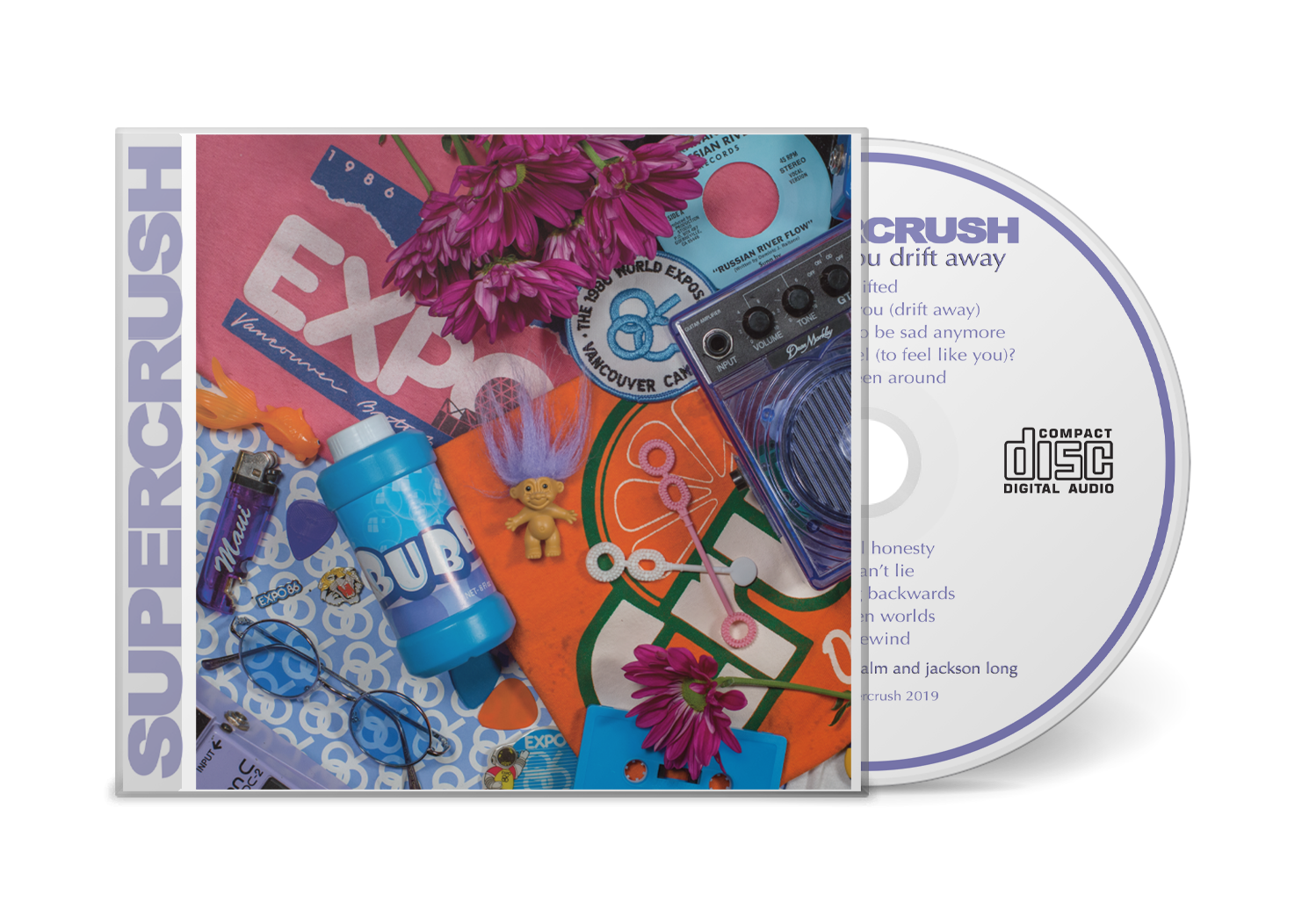 Supercrush "Never Let You Drift Away" CD – Don Giovanni Records